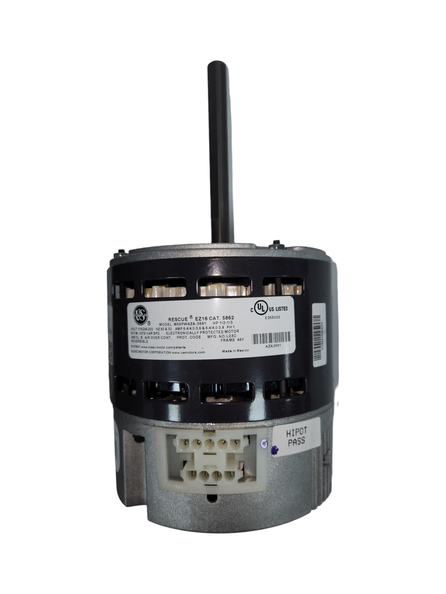 Us Motor - 5862 EZ16 OAO ECM Direct Drive Blower Motor 115/208-230V, 1 ...