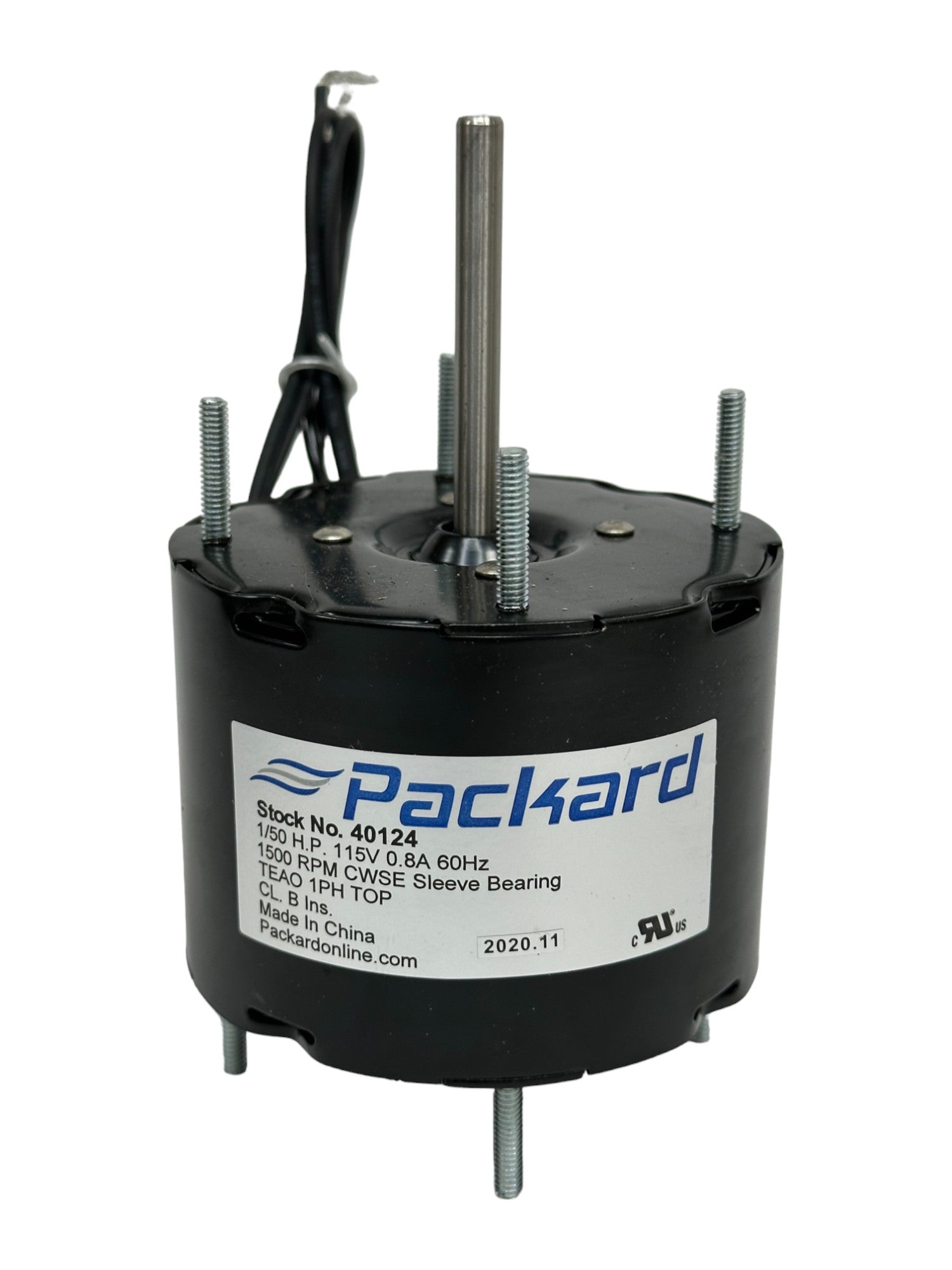 Packard - 40124 1/50 Hp 3.3 Inch Diameter Motor 1500 RPM 115 Volts ...