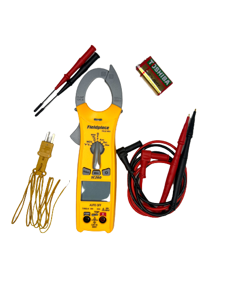 Fieldpiece - SC260 400 Amp Digital Clamp Meter – RefCo Supply USA