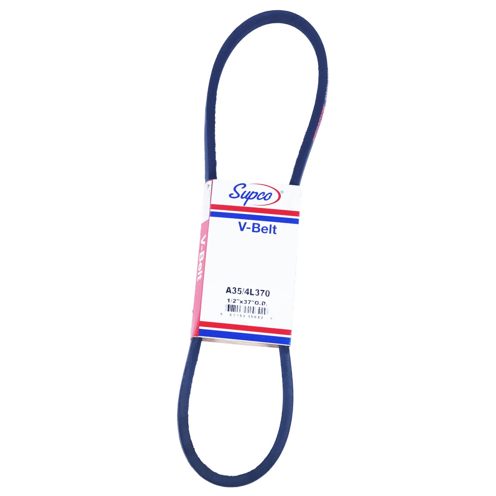SUPCO A35 -4L370 V-Belt, 37" Outside Length, 1/2" Top Width, 1 Ribs ...