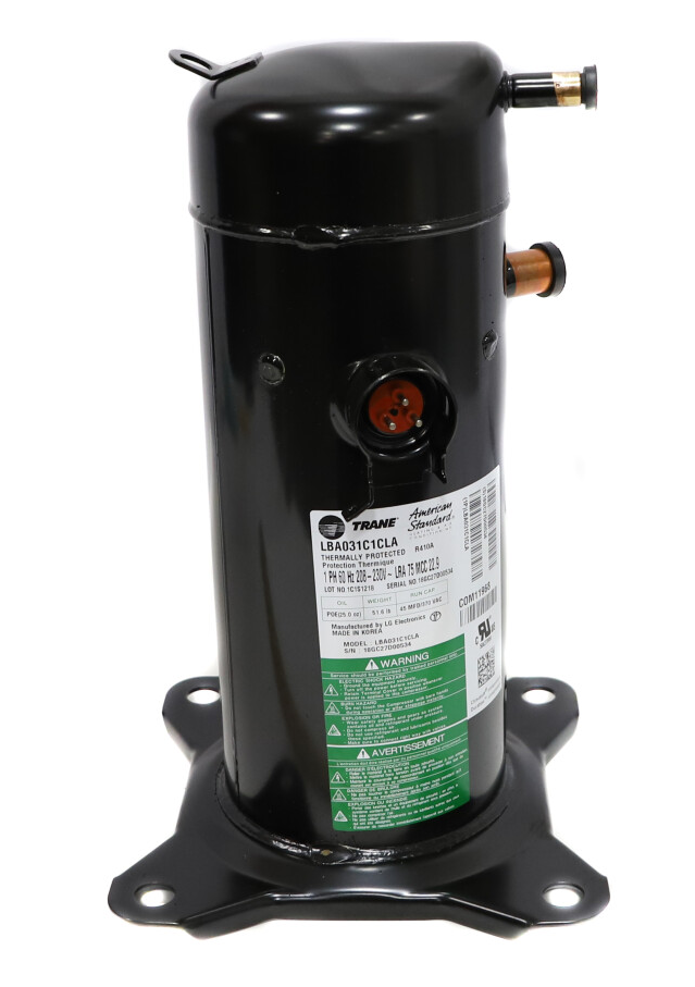 Trane - COM11968 - 208-230v1ph R410a Compressor – RefCo Supply USA